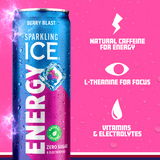 Sparkling Ice Energy Berry Blast. Energy drinks with Vitamins ...