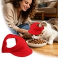7 Inch Dog Baseball Cap Pet Hats with Big Ear Holes - Comfortable Pet ...