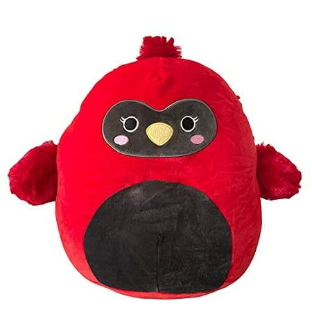 Squishmallows Official Kellytoy Cazlan The Red Cardinal Bird Squishy ...