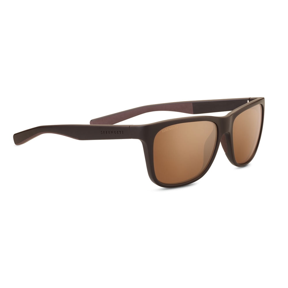 Serengeti 8684 Sunglasses LivioSanded Brown/Dark BrownPolarized Drivers ...