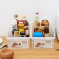 SPRING PARK Kitchen Storage Box Container Clear Plastic Food ...