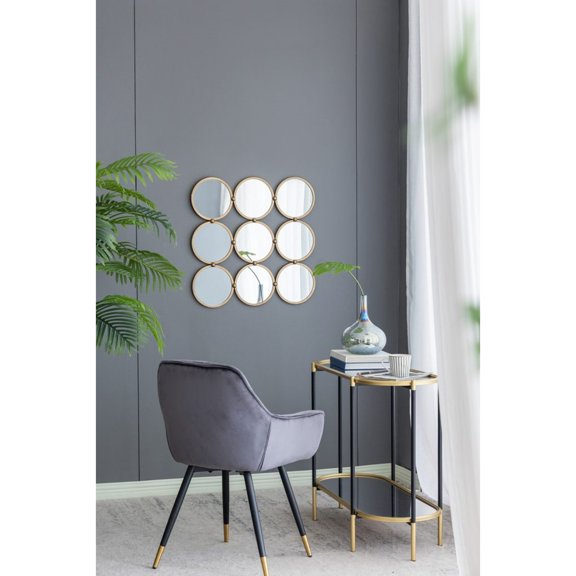 CC Home Furnishings Distressed Colfax Framed Wall Mirror - 39.5 ...