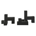 Danya B. Contemporary Black Metal 2-Piece Stacking Candelabra Taper Candle Holder Set - Walmart.com