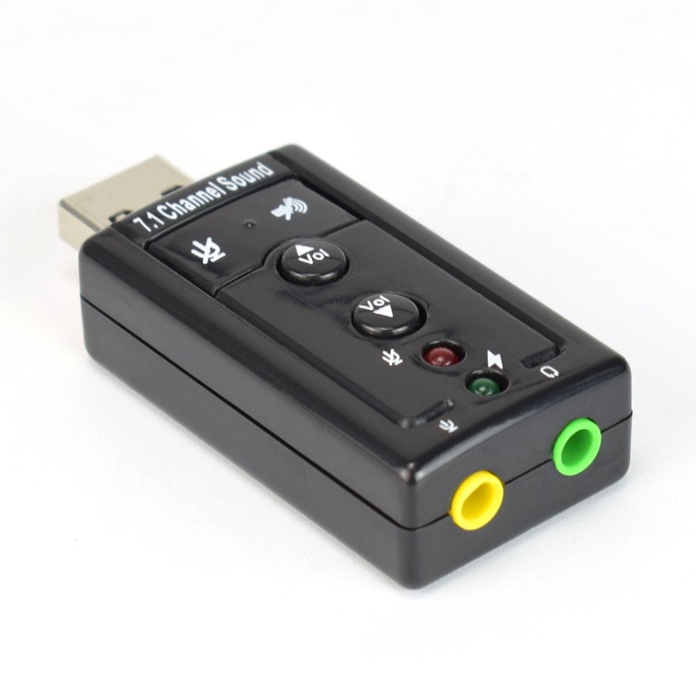 Simyoung 7.1 Channel USB External Sound Card Audio Adapter With Mic - Plug and Play ...