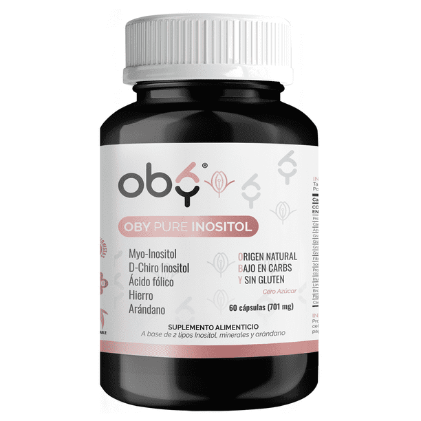 Suplemento de Inositol Myo Inositol y D-Chiro-Inositol, Ácido Fólico ...