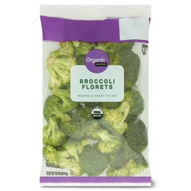 Great Value Organic Frozen Steamable Broccoli Florets, 10 oz - Walmart.com
