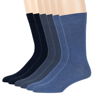 CALVIN KLEIN Mens 4 Pack Light Blue Assorted Logo Stretch Dress Crew ...