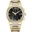 Citizen Men's Eco-Drive Crystal Accent Gold-Tone Watch and Bracelet Box ...