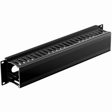 StarTech.com 1U Horizontal Finger Duct Rack Cable Management Panel with ...