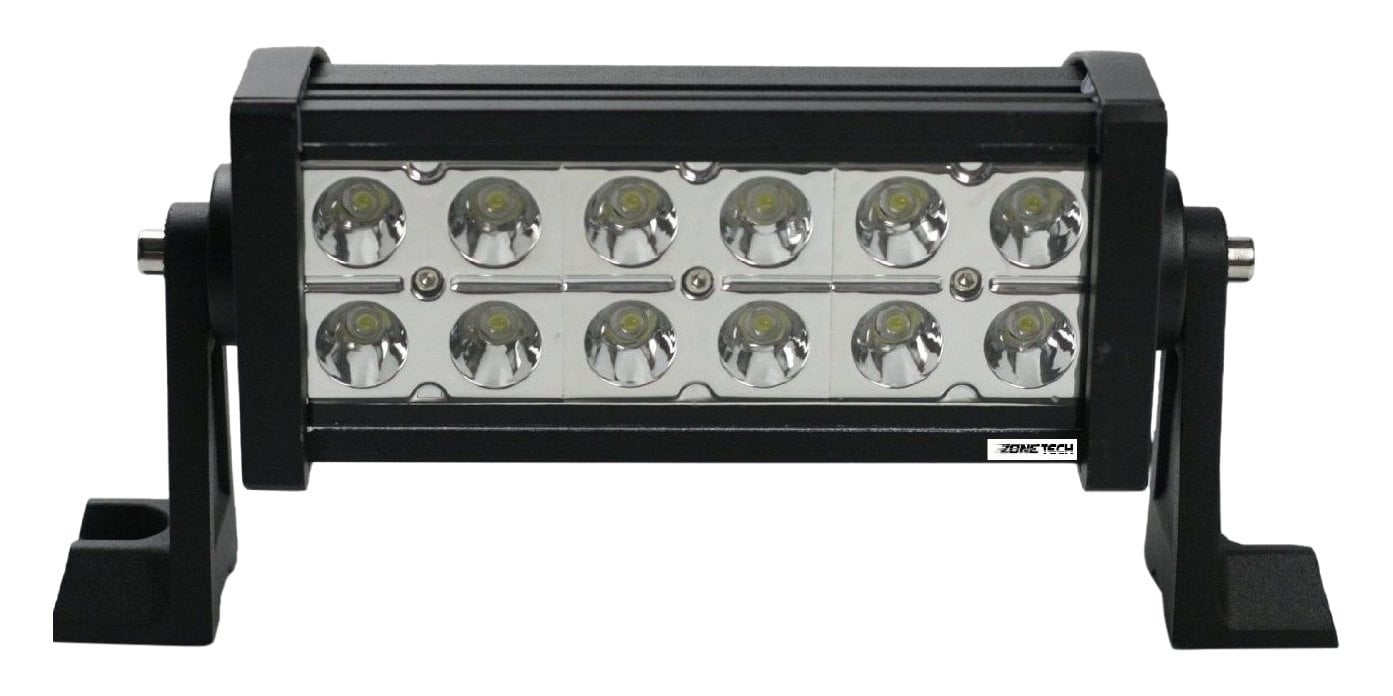 Buy Zone Tech 36W 7 Spot Work Square LED Light Bar Lamp Automotive ...