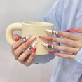 Pure hand-worn nail foreign trade European and American ins wind nail ...