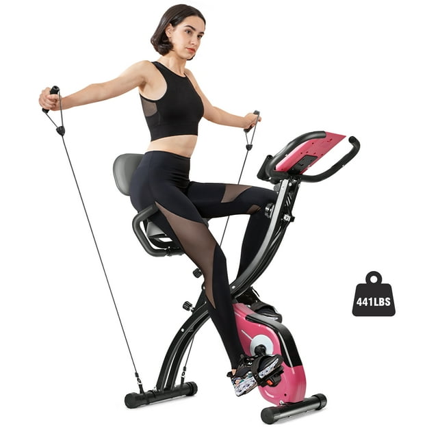 Wonder Maxi Exercise Bike Magnetic Fitness Folding Stationary Bike for ...