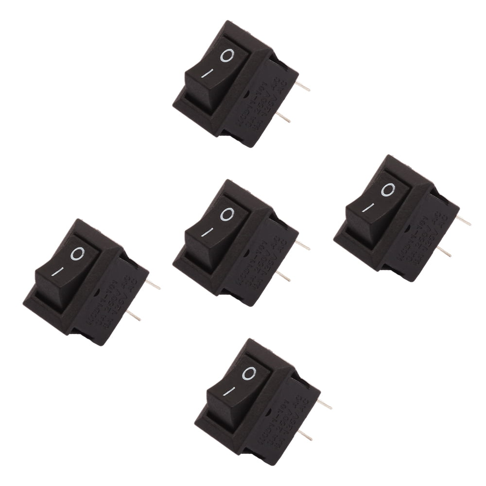 5pcs Push Button Switch Rocker Switch KCD11 10x15mm Snap-in ON/Off ...