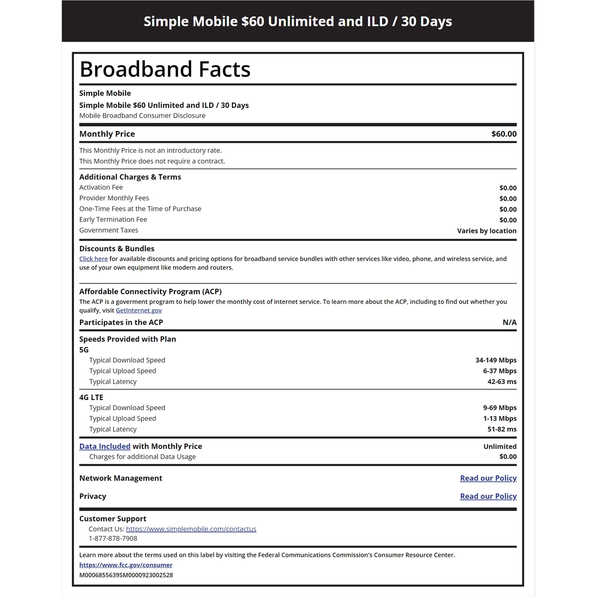 Free Shipping! SIMPLE Mobile Unlimited 30-Day Prepaid Plan with 15GB ...