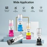 552 Ink Bottles Ecotank 6 Pack ET-8550 ET-8500 Replacement for Epson ...