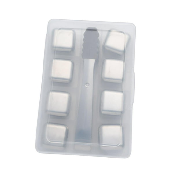 Stainless Steel Ice Cubes Reusable Beer Chilling Cubes for Whisky ...