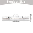 5 Pcs Large Magnetic Binder Clips, 7.9 inch Paper Clamps, Transparent ...