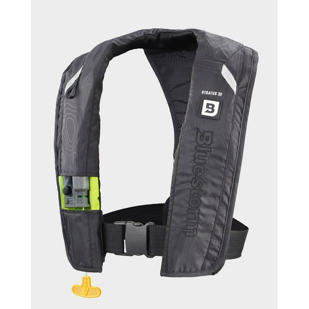 Bluestorm Gear Stratus 35 Inflatable Pfd Life Jacket Apex Black Us