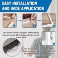 30 PCS Window Screen Tension Spring Clips - Securely Hold Screens in ...