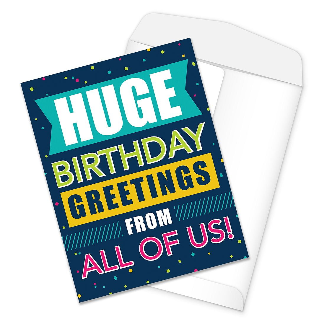 Big Birthday Card From All Of Us 8 5 X 11 Large Greeting Card big-birthday-card-from-all-of-us-8-5-x-11-large-greeting-card