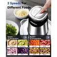 Food Processors Electric Food Chopper with Meat Grinder & Vegetable ...