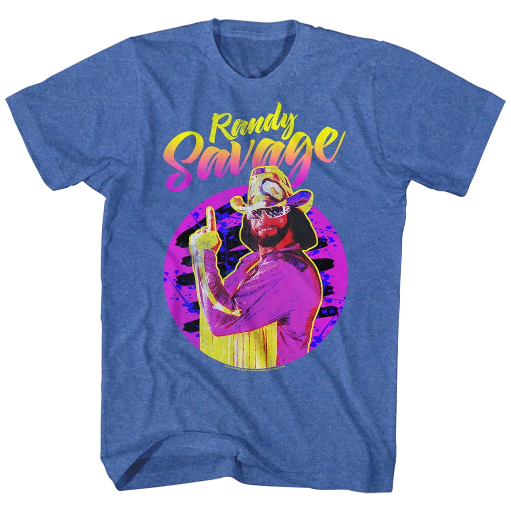 Macho Man Randy Savage Royal Heather Adult T-Shirt - Walmart.com