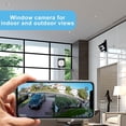 Window Camera (2-Pack), 3MP -Band WiFi Indoor Camera, Color Night ...