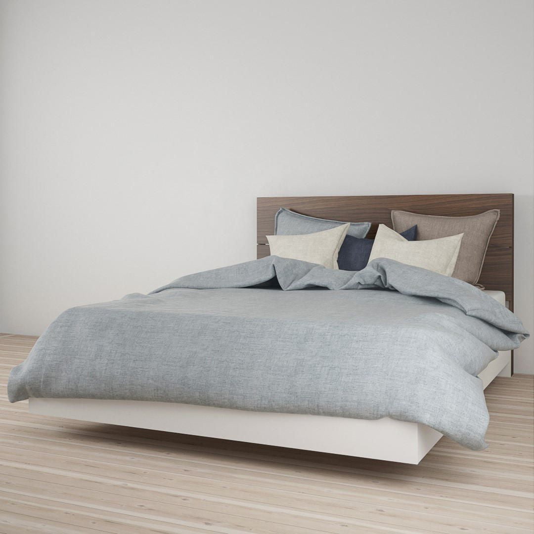 Click here for Nexera Celebri-T Platform Bed And Plank Effect Hea... prices