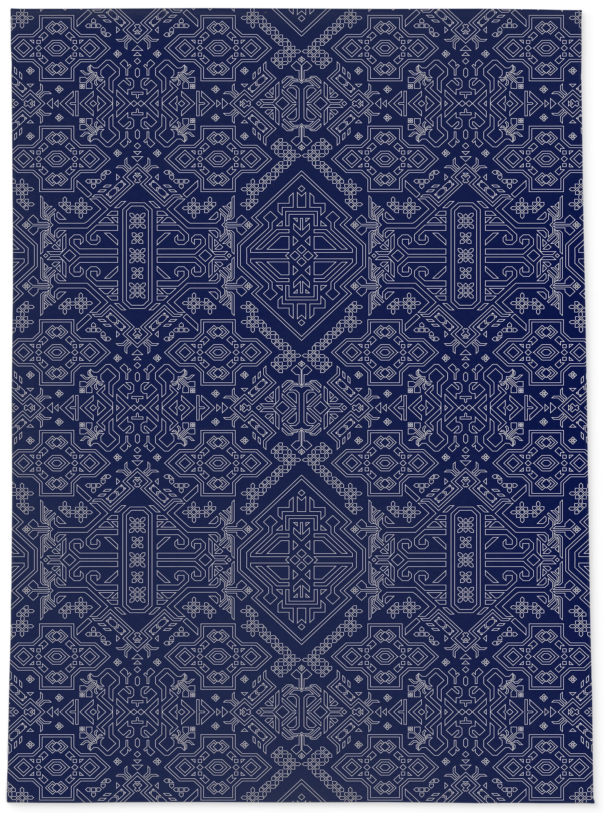MAMLUK NAVY Outdoor Rug By Kavka Designs - Walmart.com