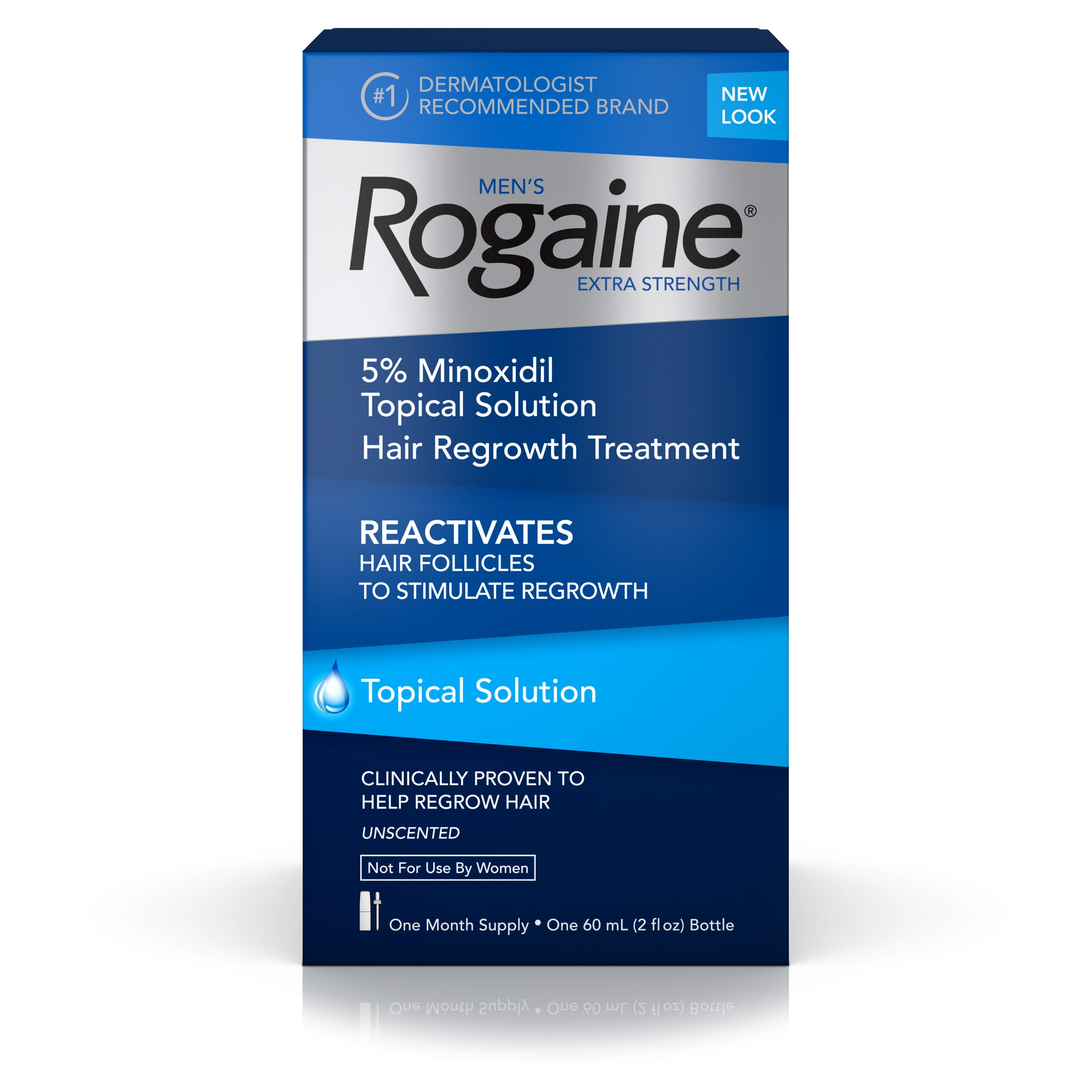Men's Rogaine Extra Strength 5% Minoxidil Solution, 1-Month Supply ... Men's Rogaine Extra Strength 5% Minoxidil Solution, 1-Month Supply ...