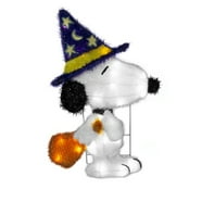 32" Peanuts Set of Two Ghosts Halloween Holiday Outdoor LED Charlie ...