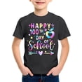 Boys Outdoor Tops Short Sleeve Back School Comfort Crewneck Print ...