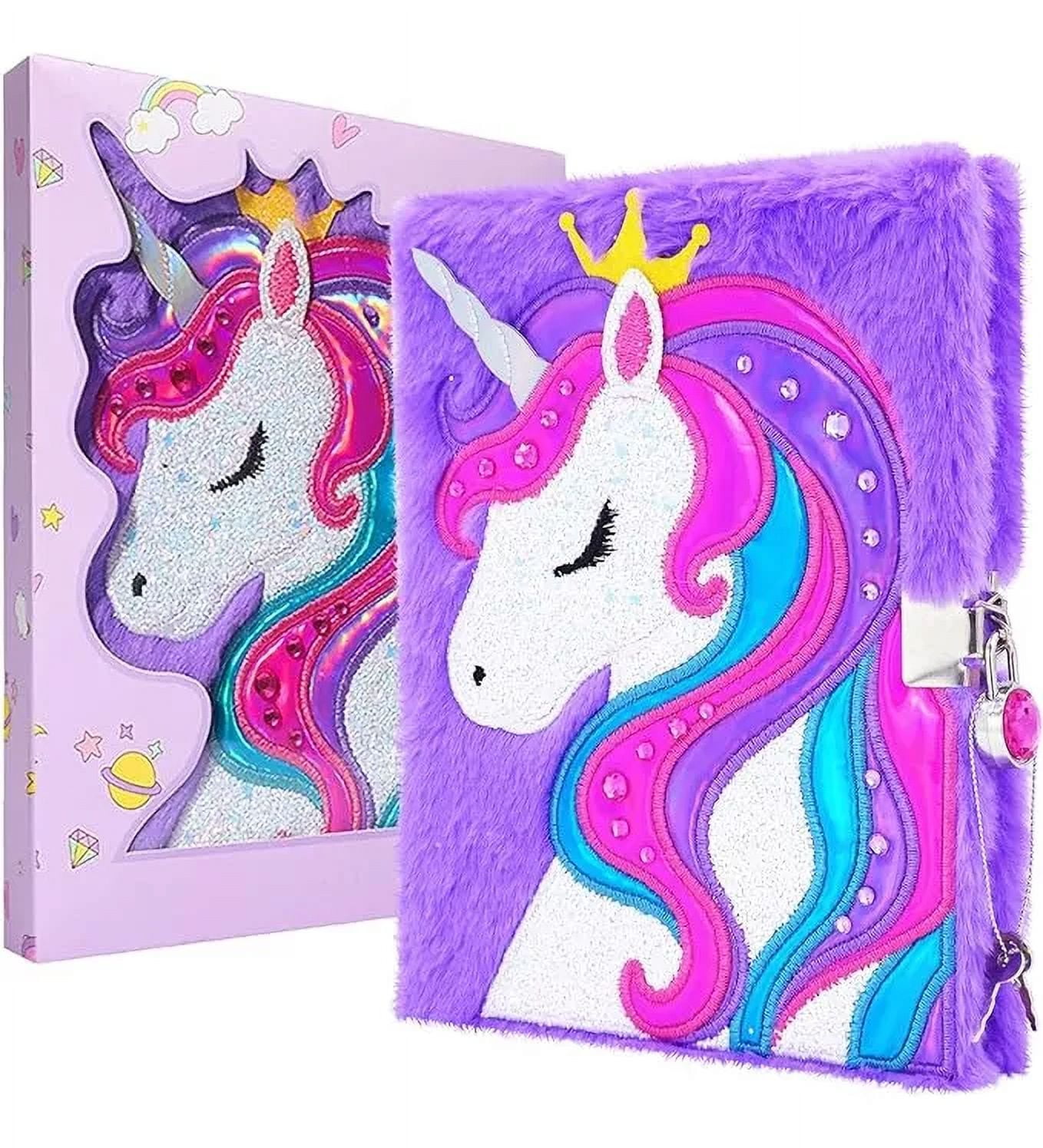 Libreta Diario Unicornio Para Niña Con Candado Y Llaves | Walmart en línea