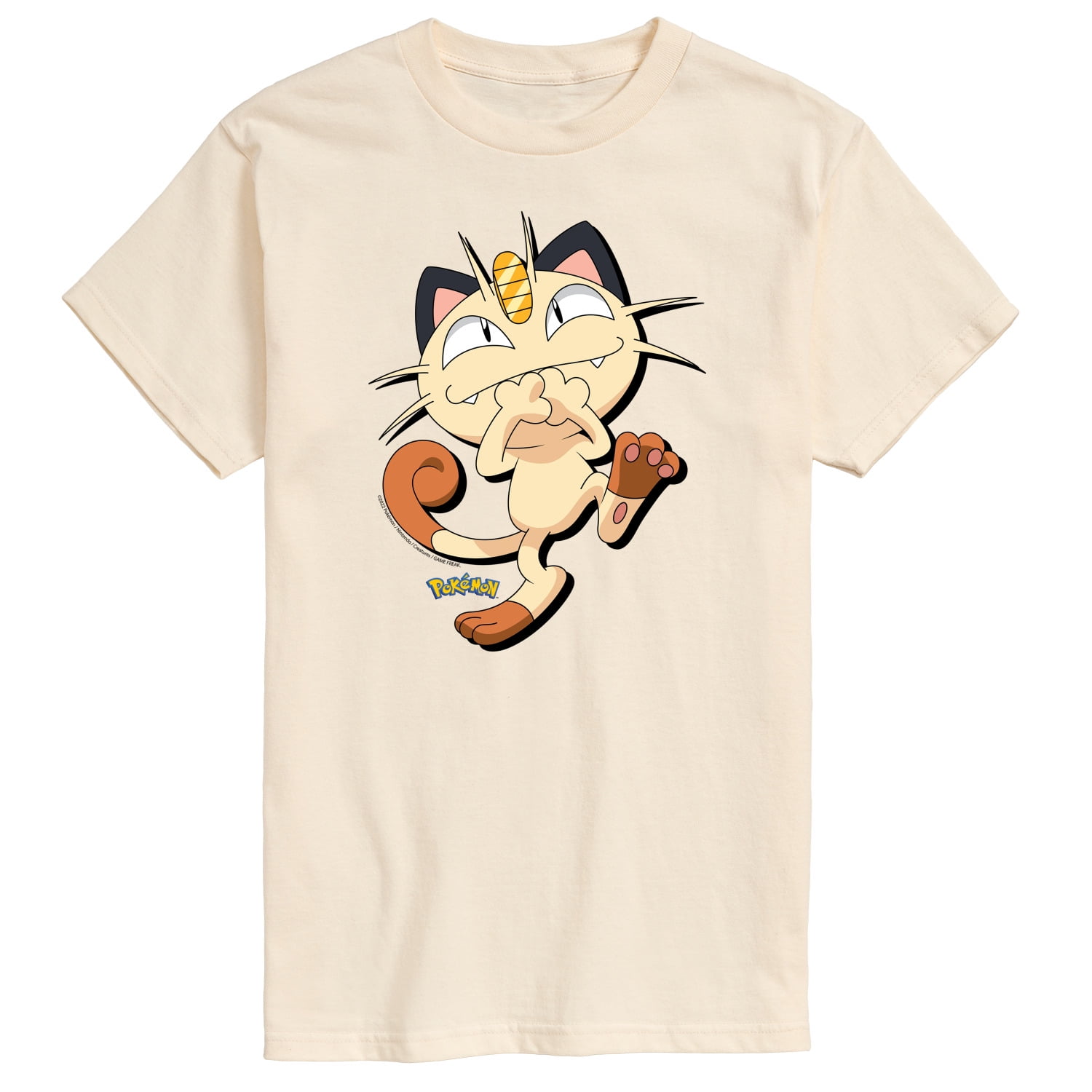 Pokémon - Meowth Shadow - Men's Short Sleeve Graphic T-Shirt - Walmart.com