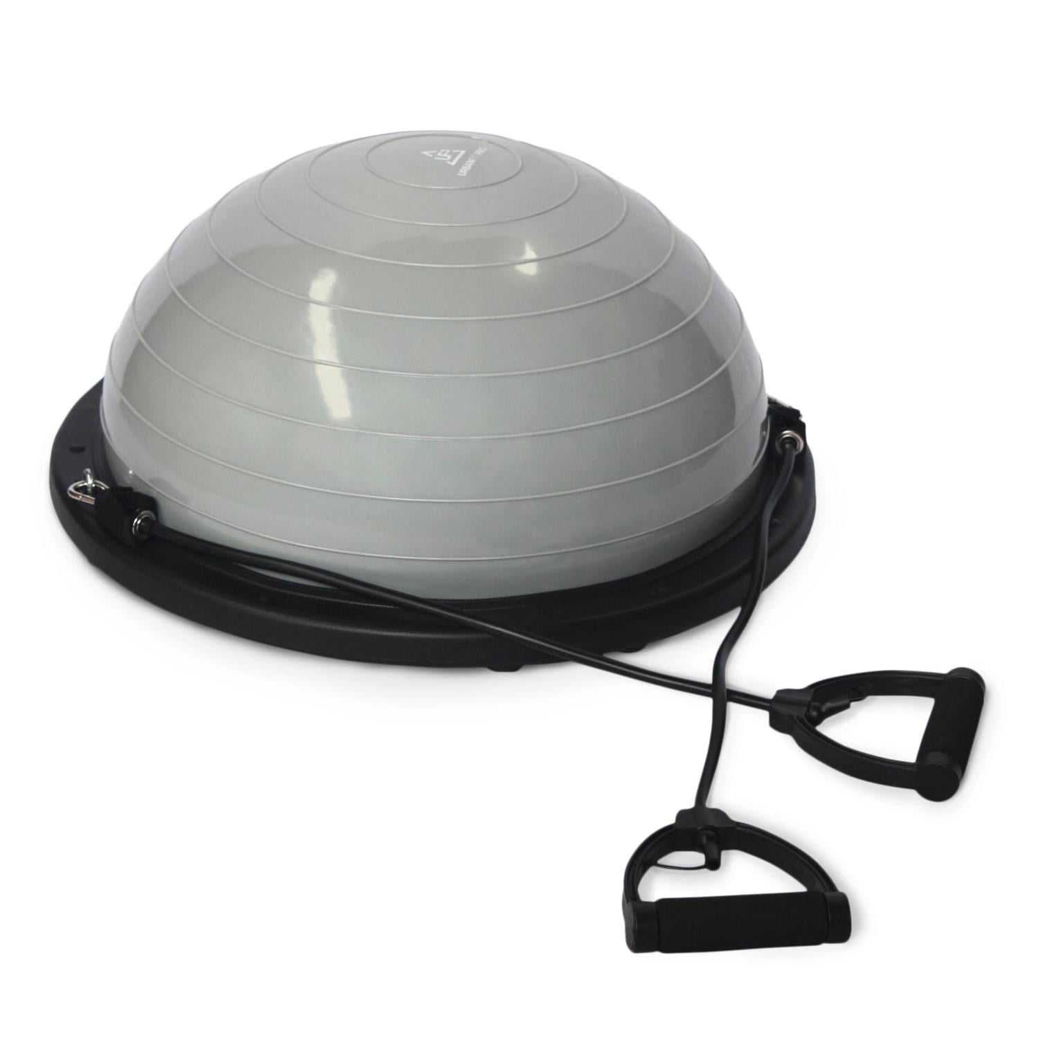 Pilates Yoga Tipo Pelota Bosu 65 cm. Bomba Manual Equilibrio gris ...