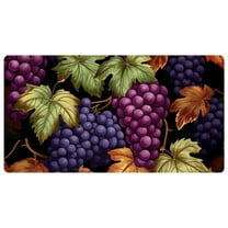 Premium Anti Fatigue Memory Foam Kitchen Mat, Oversized, Tuscany Grape ...