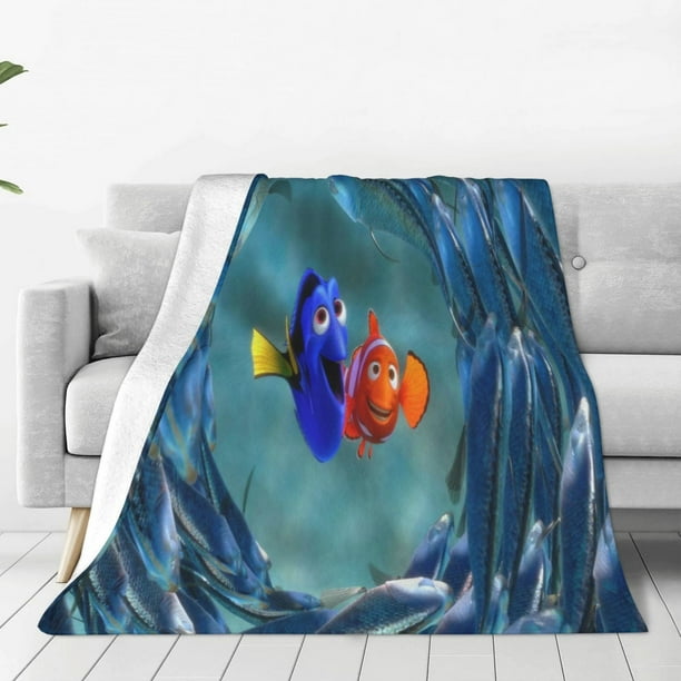 Manta de Buscando a Nemo, decoración de habitación, mantas de franela ...