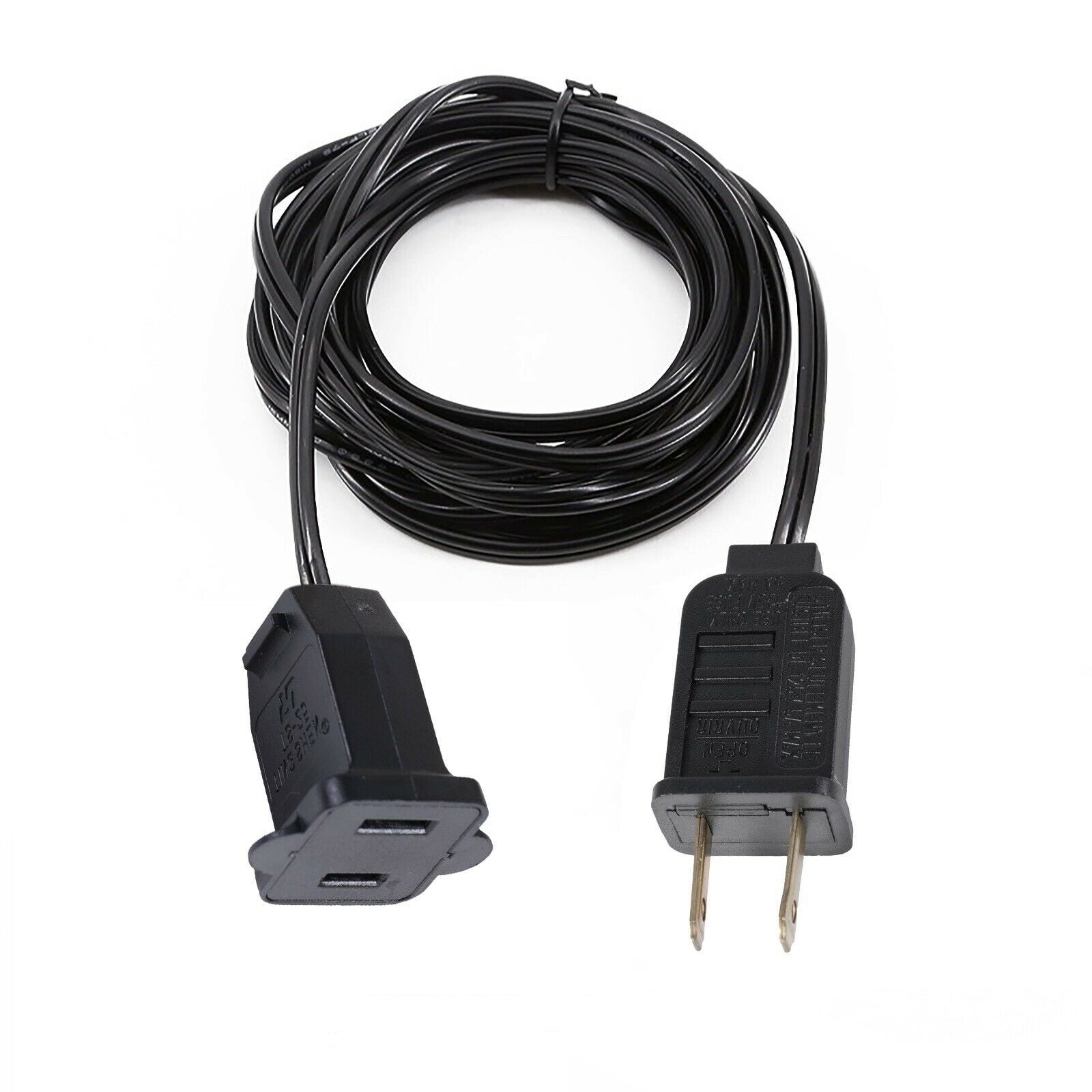 Lainin 10FT Male to Female Extension Cord US AC Power 2-Prong Power ...