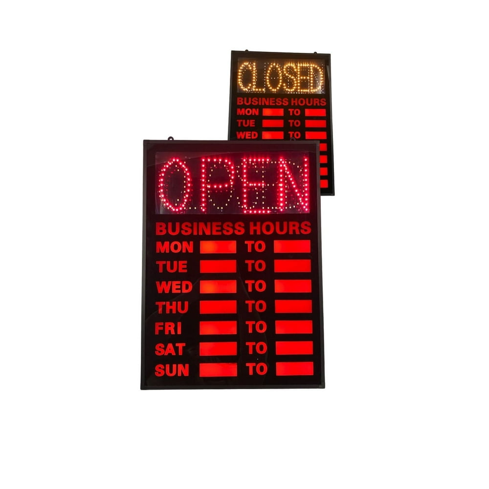 Open/Closed LED Sign - Walmart.com - Walmart.com