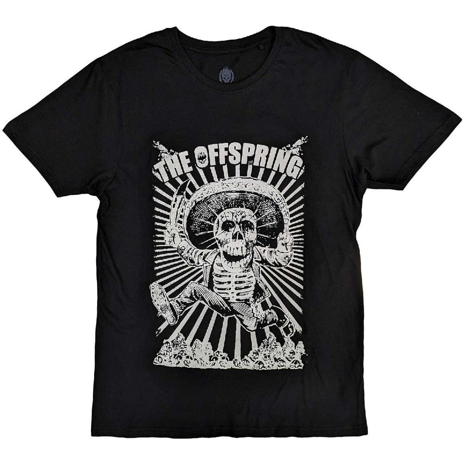 Click here for The Offspring Adult Jumping Skeleton T-Shirt M prices