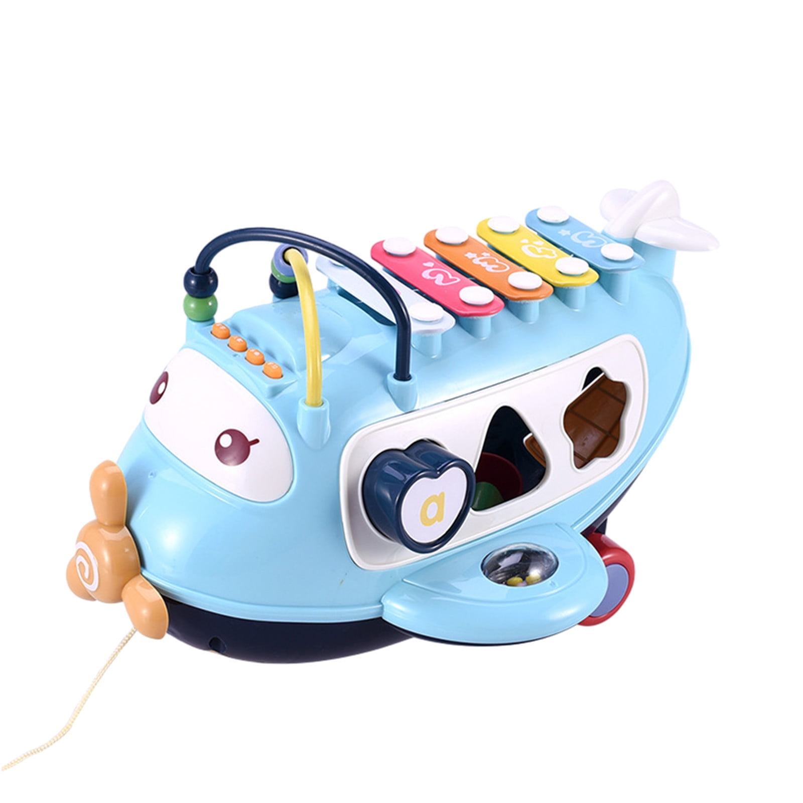 Rompecabezas infantil de educación temprana, avión multifuncional ...