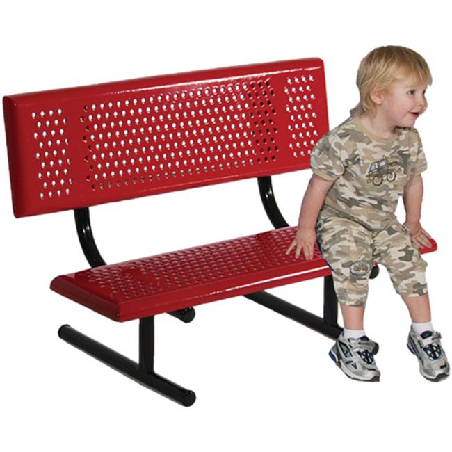 8 ft. Portable Adult Size Bench with Back - Walmart.com
