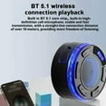 Bluetooth Shower Speaker with RGB Light and Time Display, Suction Cup ...