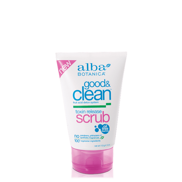 Alba Botanica Good & Clean Toxin Release Scrub, 4 oz. - Walmart.com