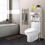 Inval America 3-Shelf Resin Bathroom Over-the-Toilet Shelving Unit in ...