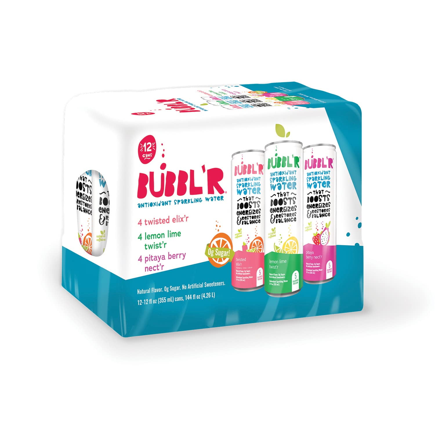 BUBBL'R twisted elixi'r, pitaya berry nect'r, and lemon lime twist'r ... BUBBL'R twisted elixi'r, pitaya berry nect'r, and lemon lime twist'r ...