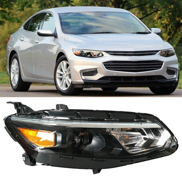 SEBLAFF RH Black Housing Clear Lens Projector Right Headlight Passenger ...