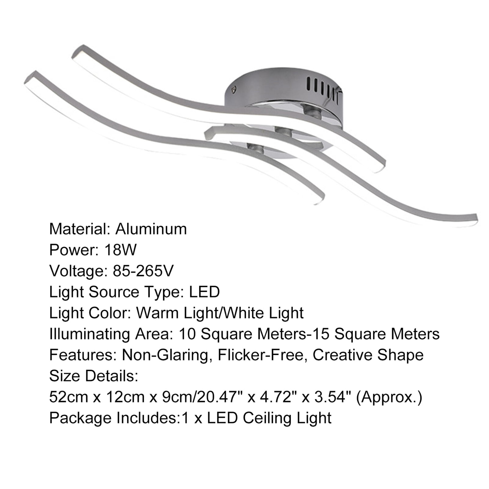 Buy VIST FOX LED Ceiling Light Decorative Detachable Simple Modern ...