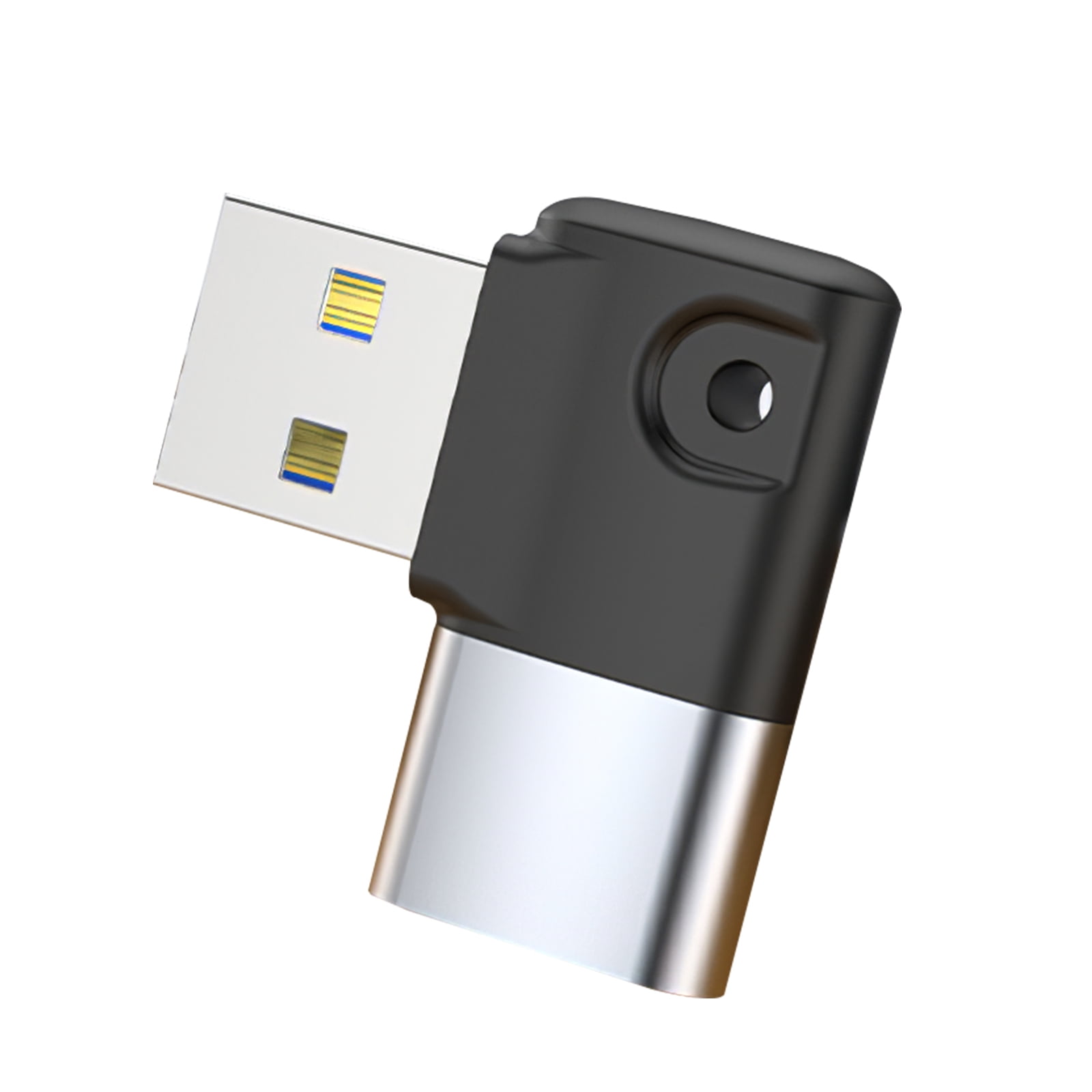 TureClos USB Male to Type-c Female Adapter Right Angle USB C Adapter ...