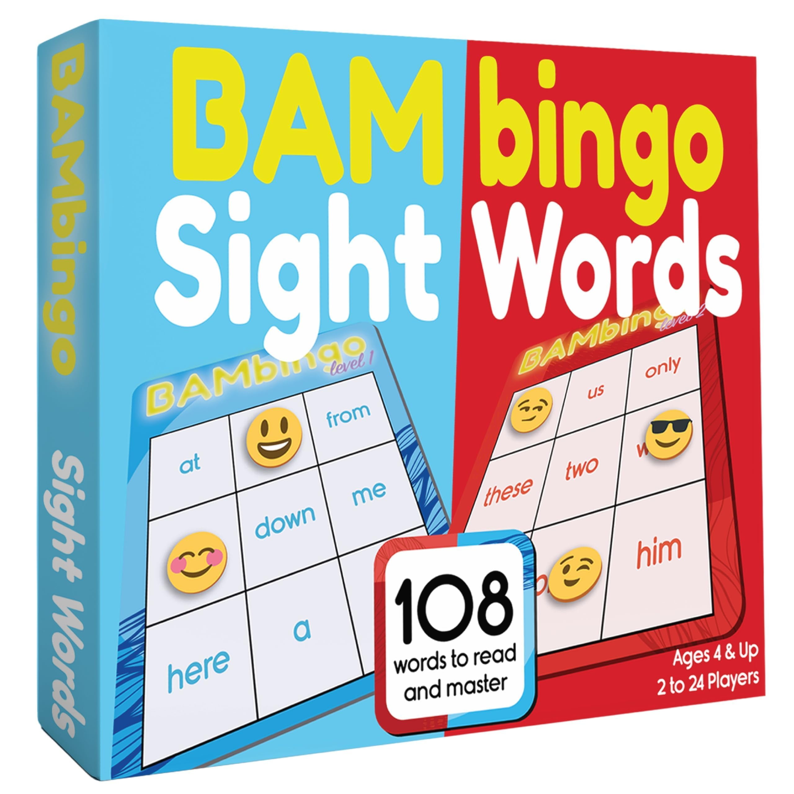 El juego de bingo de palabras Bambino Tree Sight Nivel 1 y 2 - Aprenda ...